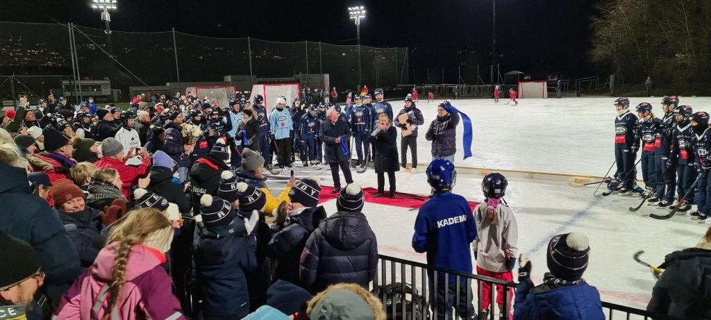 Høytidelig åpning av Eckbobanen – Bandy